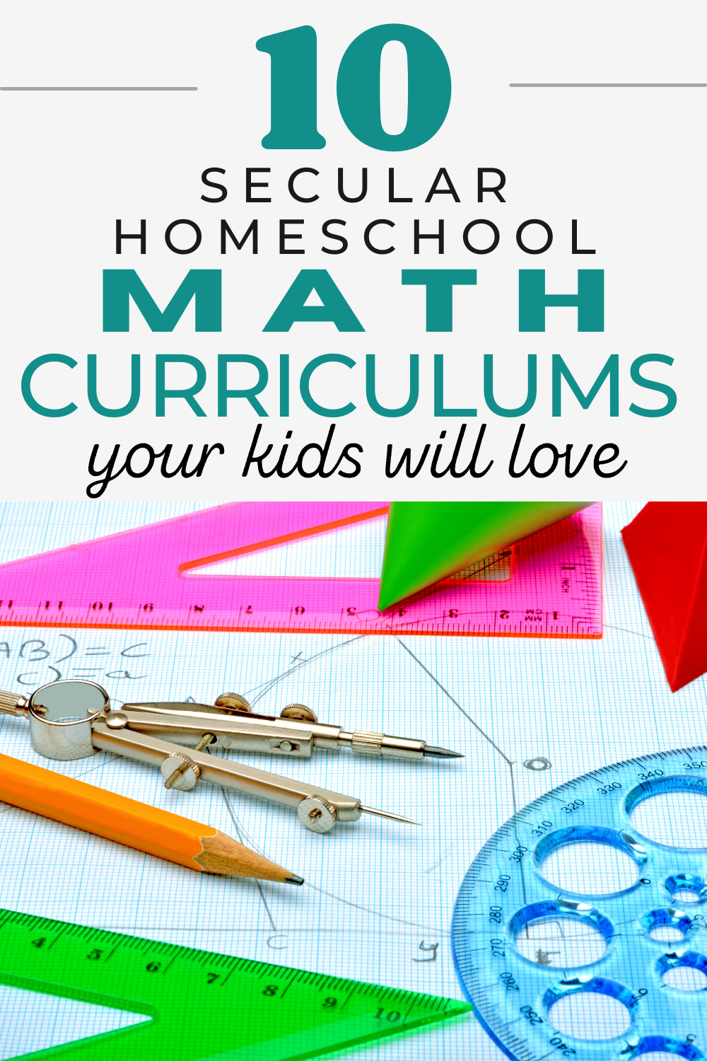 Secular Homeschool Math Curriculums - Our Adventures in Homeschooling
