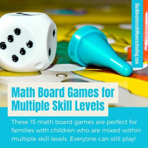 15 Unique Math Board Games with Multiple Skill Levels - Our Adventures ...