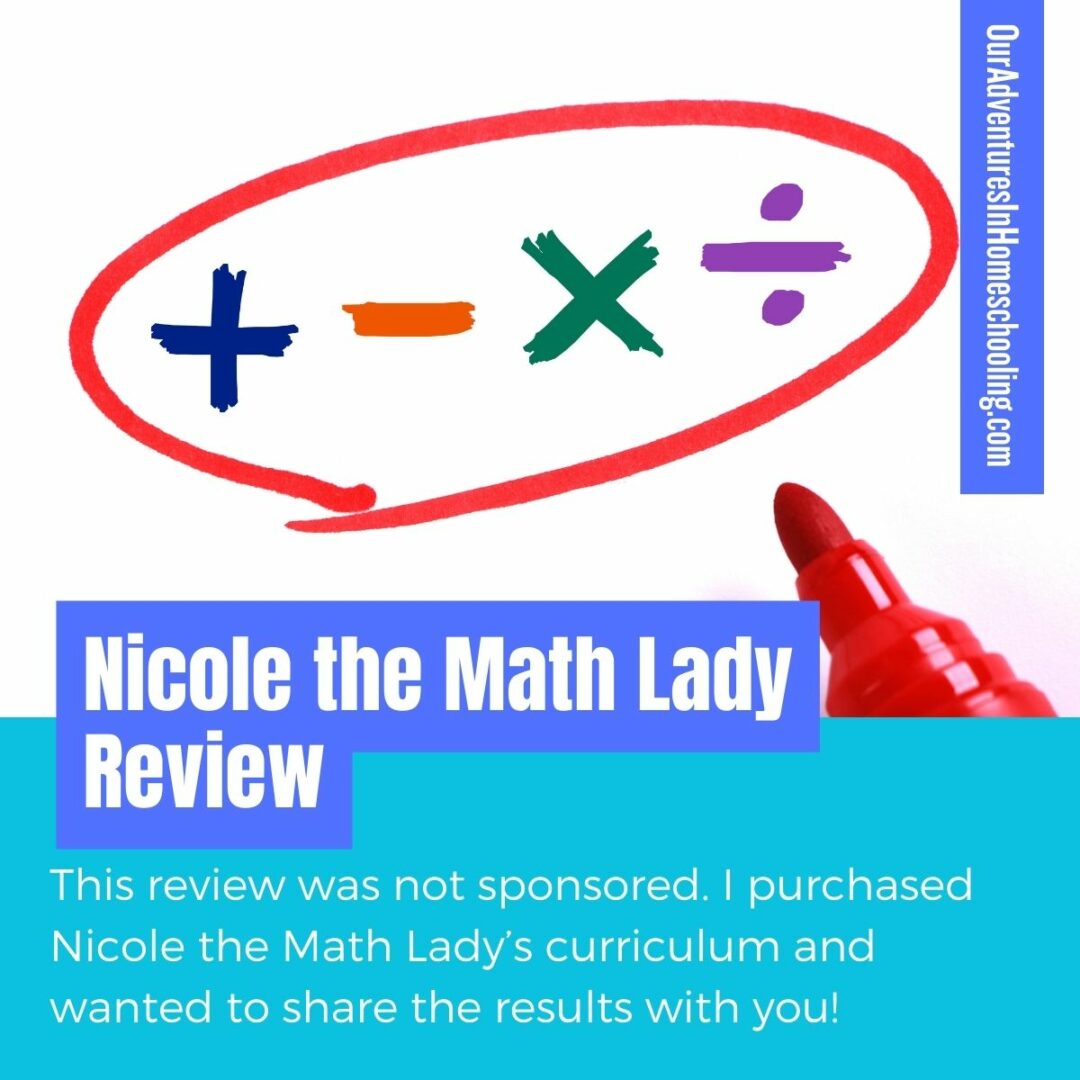 Nicole the Math Lady Review - Our Adventures in Homeschooling